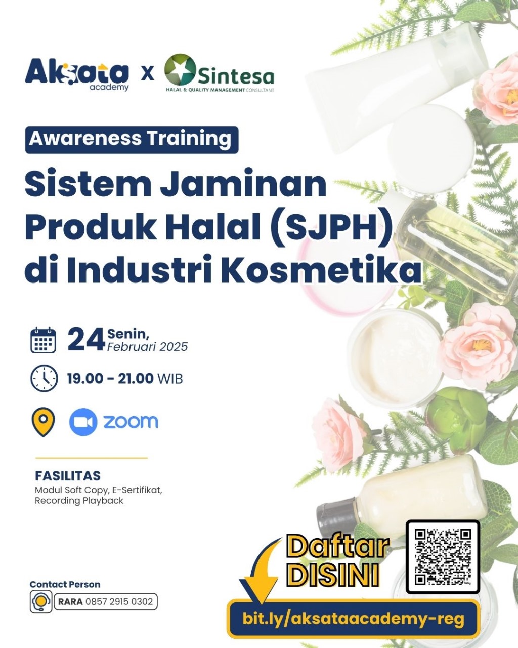 Sistem Jaminan Produk Halal (SJPH) di Industri Kosmetika - AKSATA Academy